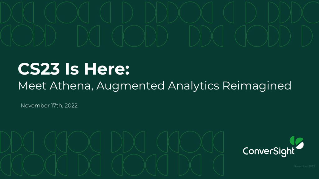 CS23 is Here: Augmented analytics for business